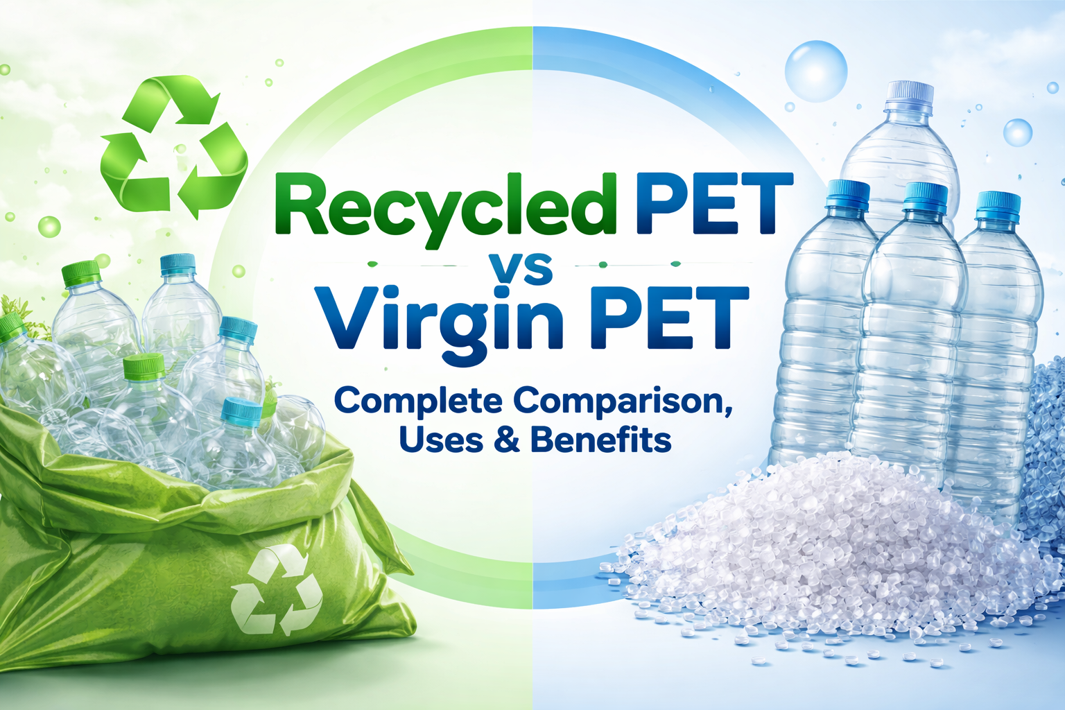 Recycled PET vs Virgin PET: Comparison, Uses & Benefits